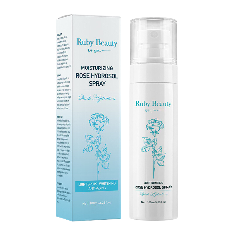 Moisturizing Rose Hydrosol Spray – RubyBeautyBU