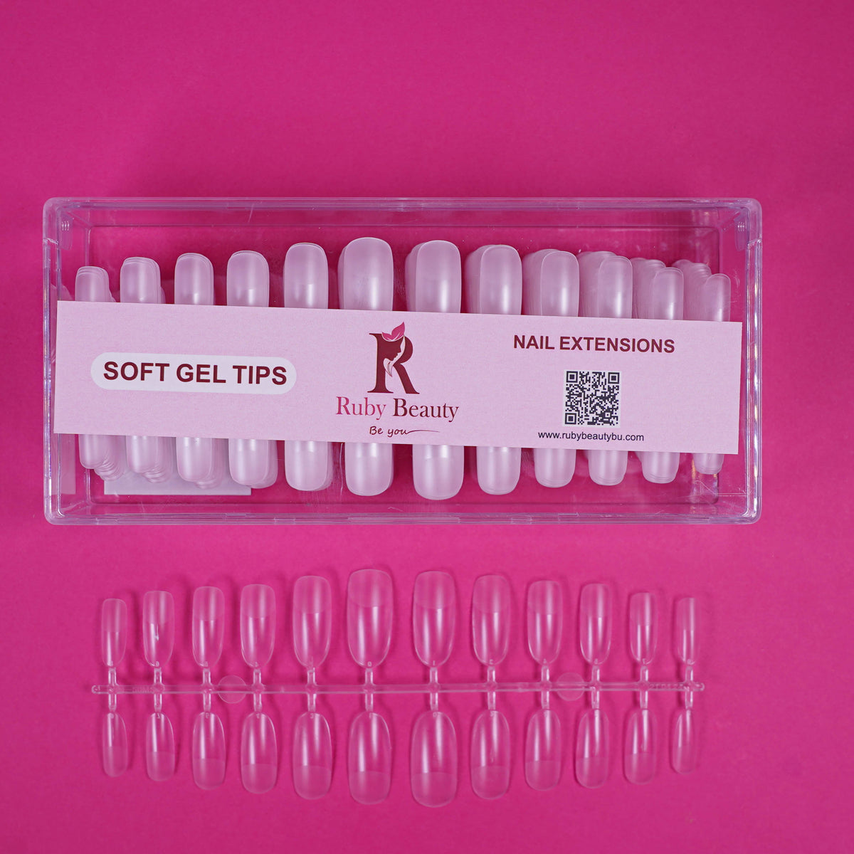 Plastic nail 801 – RubyBeautyBU