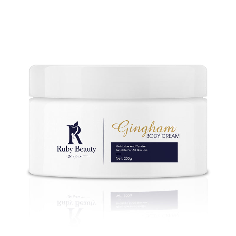 Gingham Body Cream – RubyBeautyBU