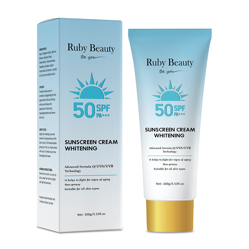 Sunscreen Cream Whitening – RubyBeautyBU