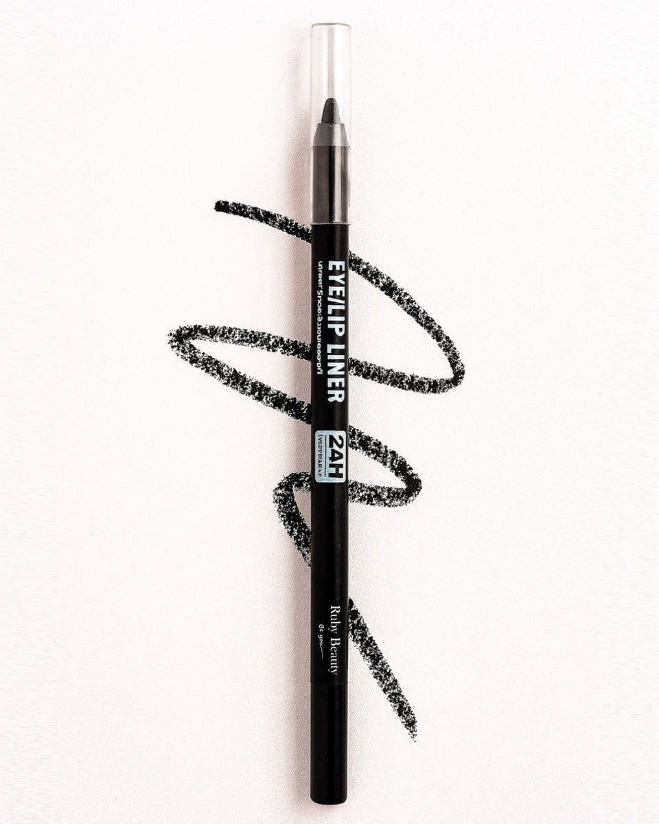 2-in-1 Eye & Lip Liner | Waterproof Black Pencil | Ruby Beauty Lebanon ...