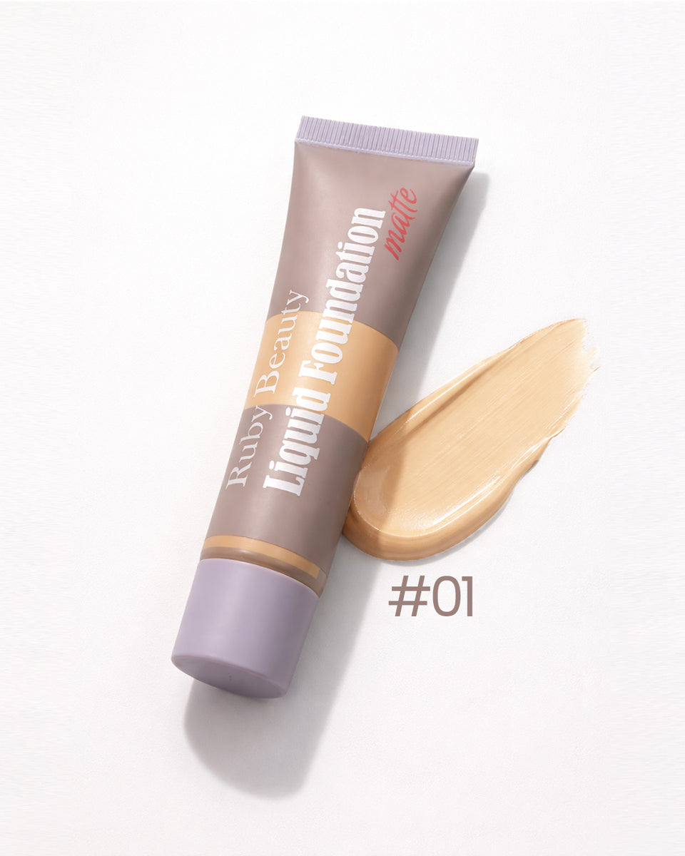 Ruby Beauty Matte Liquid Foundation | Smooth & Even Finish – RubyBeautyBU